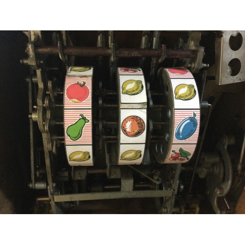 A Vintage 3-Wheel Duchess One Arm Bandit Fruit Machine. Approx Height 74Cm.