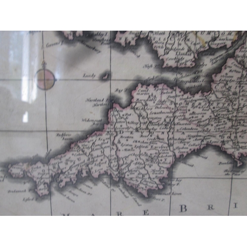 Hand tinted Map : Regnorium Anglia, Scotae Hibernia from Atlas Major by ...