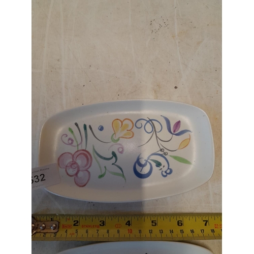 Poole Pottery pin dish, in good order