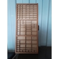 Vintage wooden type set tray 37 cms x 83 cms x 4 cms