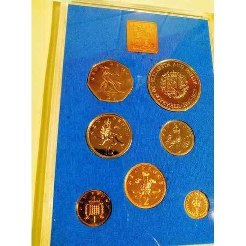 1972 GB Proof Set in Royal Mint card of issue
