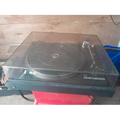 Dual 505 record deck turntable