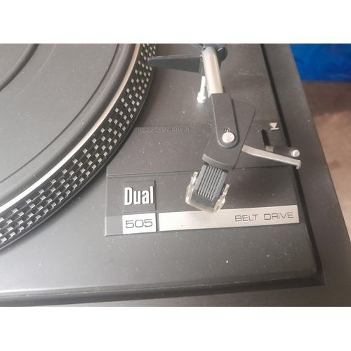 Dual 505 record deck turntable