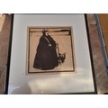 Sir William Nicholson (1872 - 1949 ) lithograph print of Queen Victoria