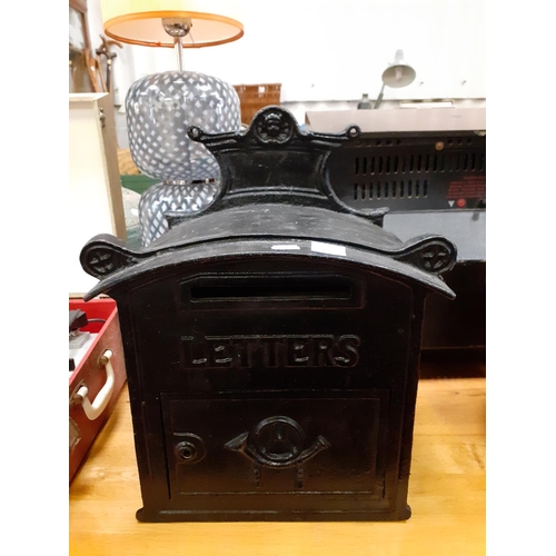 Heavy Cast Iron Letter Box.