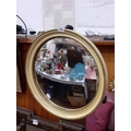 Gilt Framed Fish Eye Mirror.