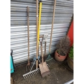 Selection of Long Handled Garden Tools.