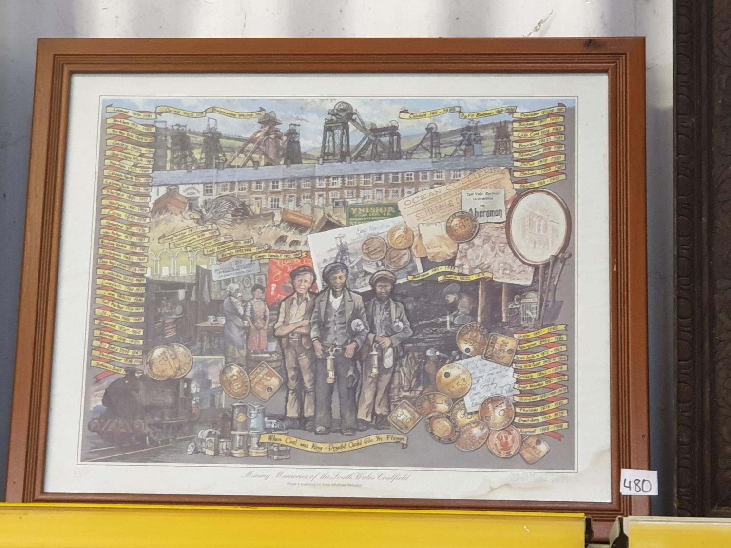 Framed & Glazed Limited Edition (2216/2500) "Mining Memories of South ...