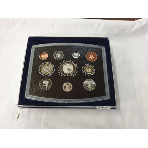 Boxed Royal Mint UK Proof Coin Set 2000.