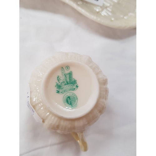 Belleek Sixth Period Cob Lustre Tridacna Coffee Cup and Saucer and ...