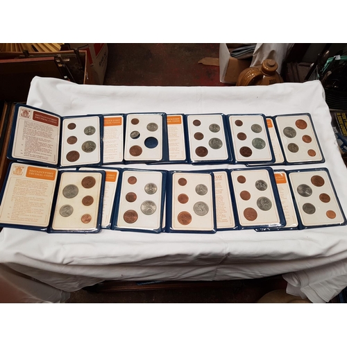 10 Cased Sets of Britain's First Decimal Coins.
