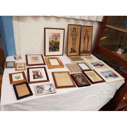 Box of Assorted Pictures & Frames.