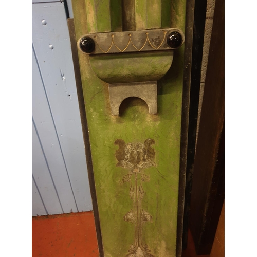 Solid Slate Fire Surround Consisting of Two Decorative Uprights ...