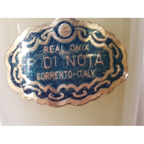 Pair of Small "Onix" Italian Vases.