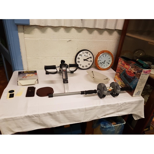 Box to Include Dumbbell, Exercise Pedal, Clocks, Glass Ceiling Light ...