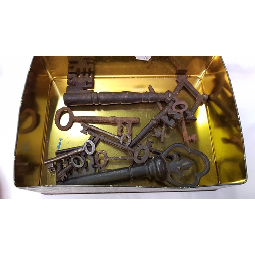 Quantity of Vintage Metal Keys & Church Keys.