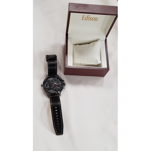 NEW Boxed Edison Gents Watch.