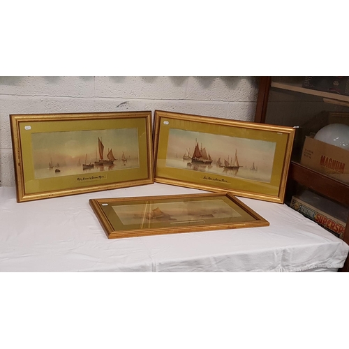 Set of Three Framed & Glazed Prints By Garman Morris.