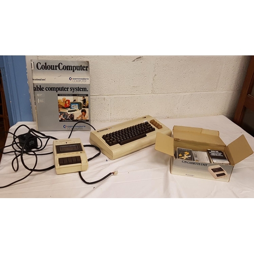 Commodore VIC-20 Colour Computer, Cassette Modulator, Power & Games.