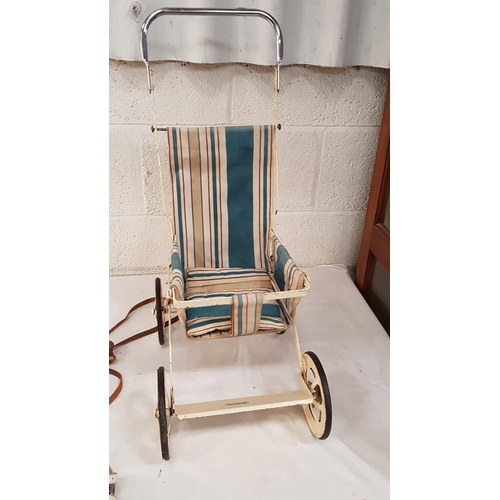 Vintage Triang Dolls Pram & Toddler Reigns.