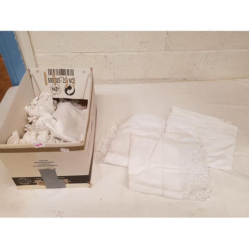 Box of Assorted Table Linen.