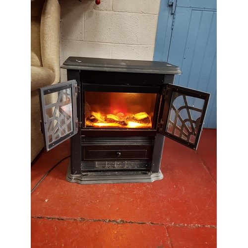 Dimplex Log Effect Cabinet Electric Fire.
