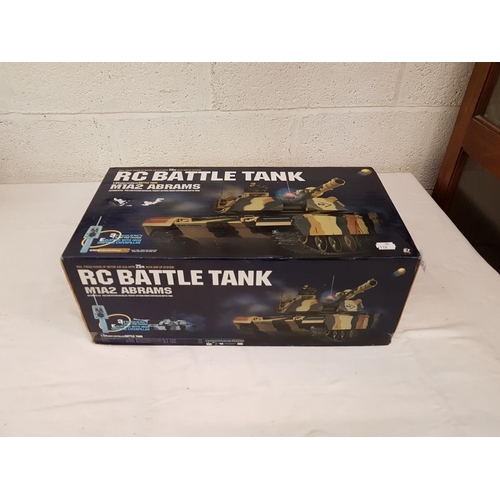 Boxed Radio Controlled Battle Tank "M1A2 Abrams".