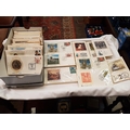 Box of Assorted Post Office Stamp Cards.