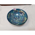 Gwili Pottery Floral Bowl - approx 8" in diameter.