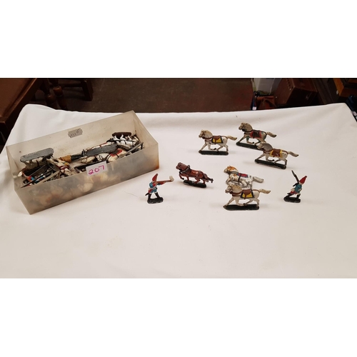 Box of Vintage Lead Figures.