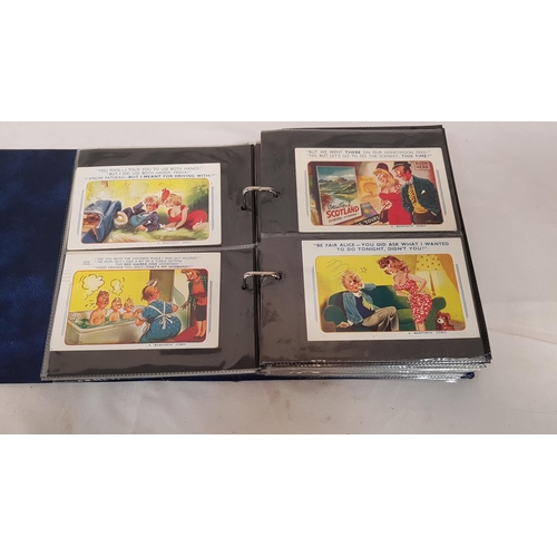 Stanley Gibbons Postcard Album Containing c.209+ Bamforth & Co Taylor ...
