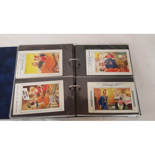 Stanley Gibbons Postcard Album Containing c.135 Early Bamforth & Co ...