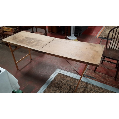 Folding Wooden Pasting Table.
