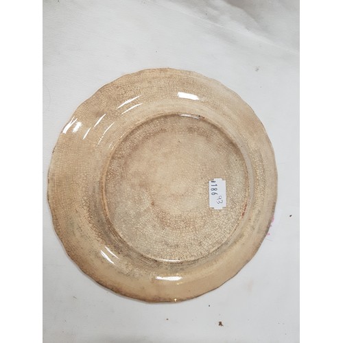 Handmade Original Llanelly Cockerel Plate.