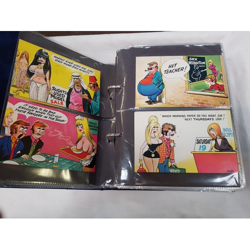 Stanley Gibbons Postcard Album Containing c.214+ Bamforth & Co Taylor ...