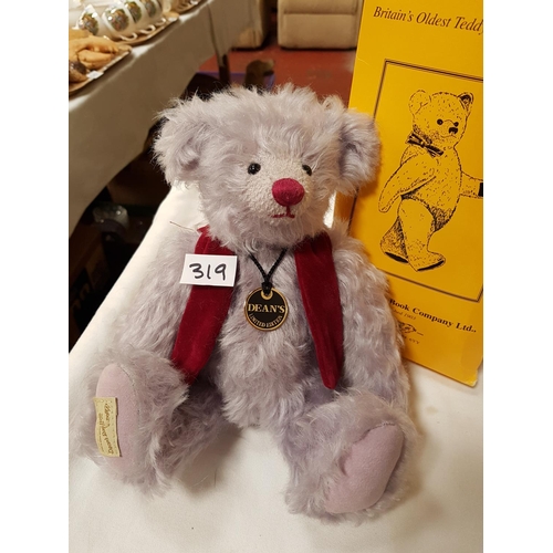 Dean's Rag Book Company Ltd "Suddeley" Limited Edition (4/250) Mohair ...