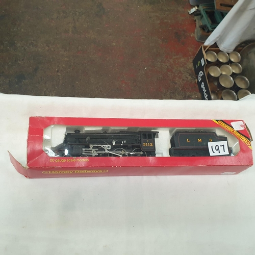 Boxed Hornby 00 Gauge "LMS 5112" Locomotive & Tender.