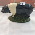 Black & White Pig Door Stop.