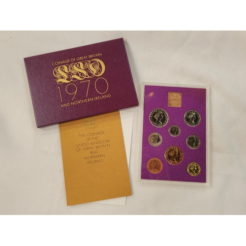 Royal Mint Coinage of Great Britain & Northern Ireland Proof Set 1970.