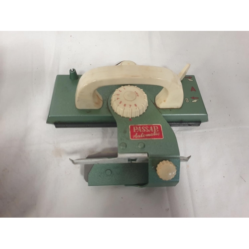 Two Passap Automatic Knitting Machines etc.
