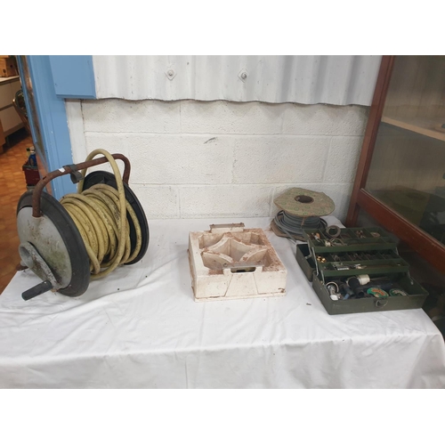 Part Reel of Twin Electrical Cable, Tool Box & Contents, Hose Reel etc.