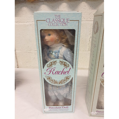 Three Boxed Classique Collection Porcelain Dolls - Rachel, Crystal ...