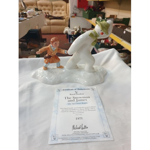 Royal Doulton The Snowman Gift Collection Limited Edition (1971/2500 ...