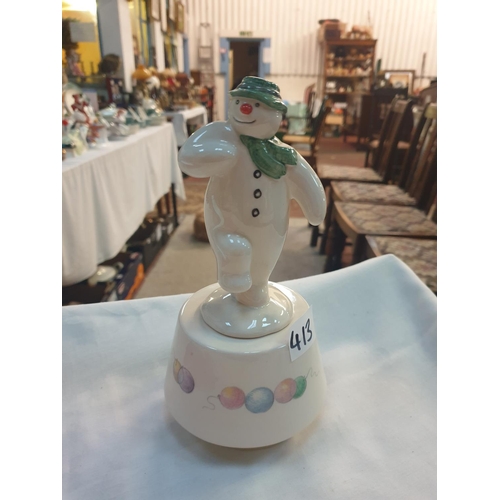 Royal Doulton The Snowman Gift Collection "Snowman Magic" Musical ...
