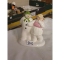 Coalport Characters The Snowman "The Bashful Blush" Figure.