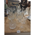 Tray of Cut Glass & Crystal Including Royal Doulton, Welsh Royal ...