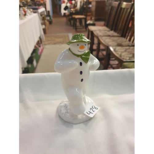Coalport Characters The Snowman First Edition "Magical Moment" Figure.