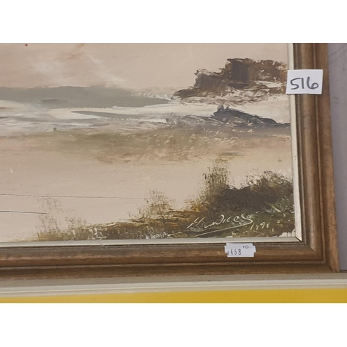 Framed Original Oil on Board Painting by Bill Hawkes - Fishing Boat at ...