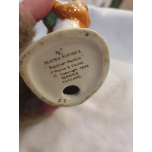 Beswick Beatrix Potter "Squirrel Nutkin".