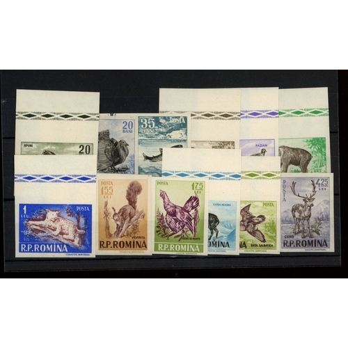 1956 Wildlife set Imperforate U/M. SG 2423-34 Cat ï¿½124 (12)